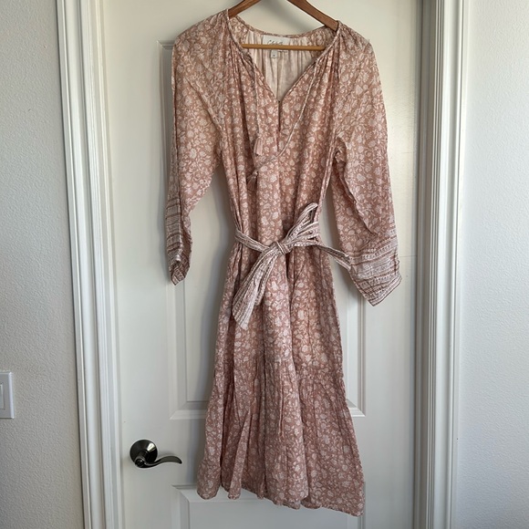 Cleobella | Dresses | Cleobella Pink Floral Dress | Poshmark